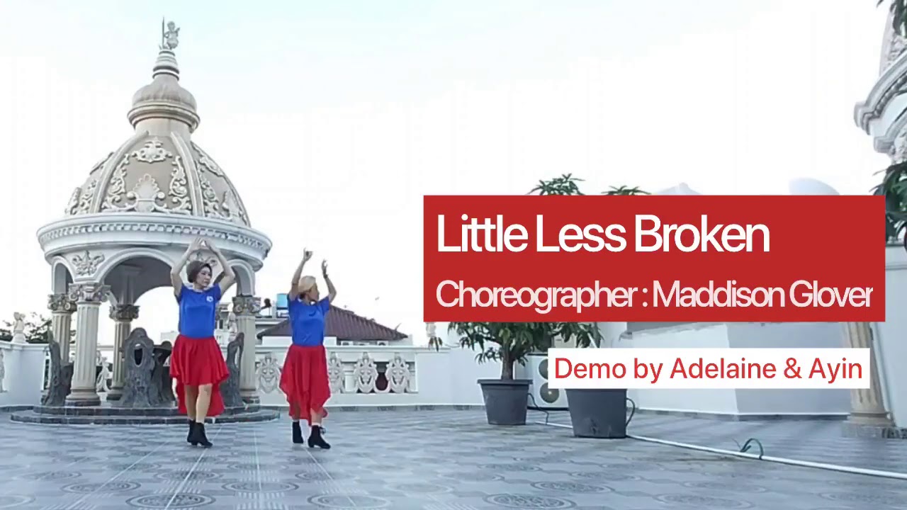 Little Less Broken LineDance - YouTube