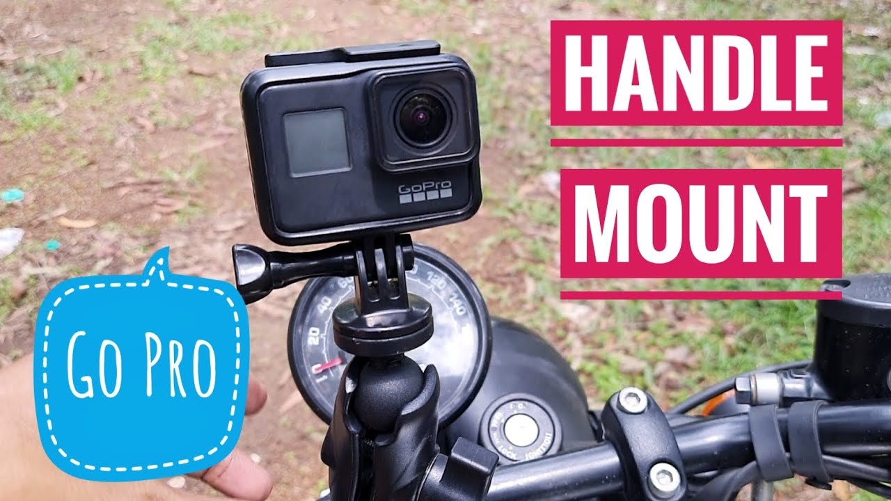 Go Pro Bike Mount | Go Pro Handlebar Mount | How to install Go Pro on ...