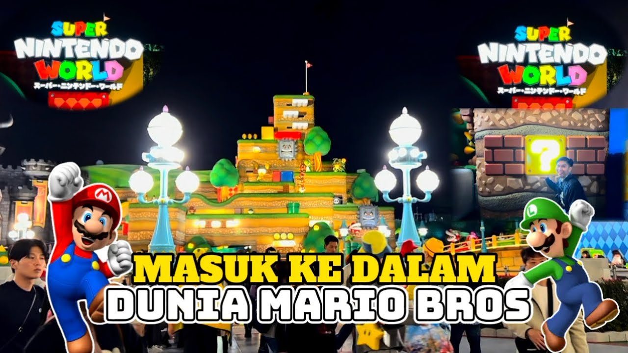 SENANG BANGET!! BISA MASUK KE DALAM DUNIA MARIO BROS?! TERNYATA MIRIP ...