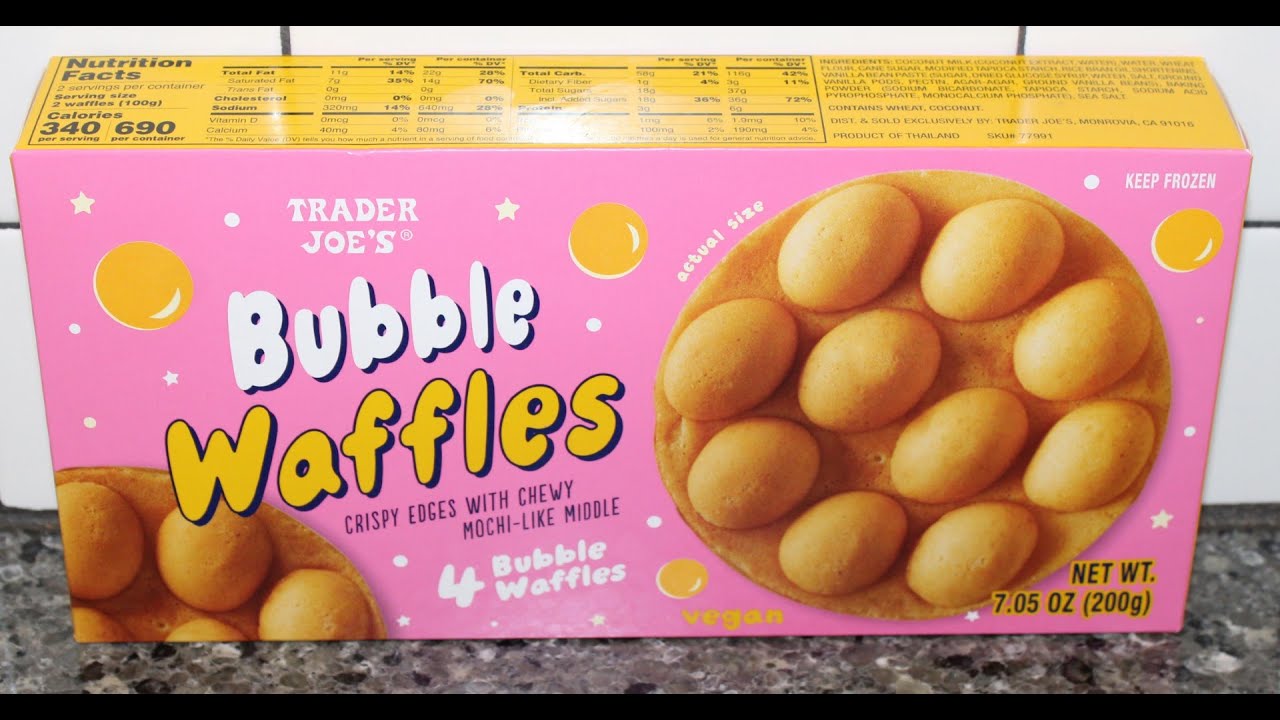Trader Joe’s Bubble Waffles Review - YouTube