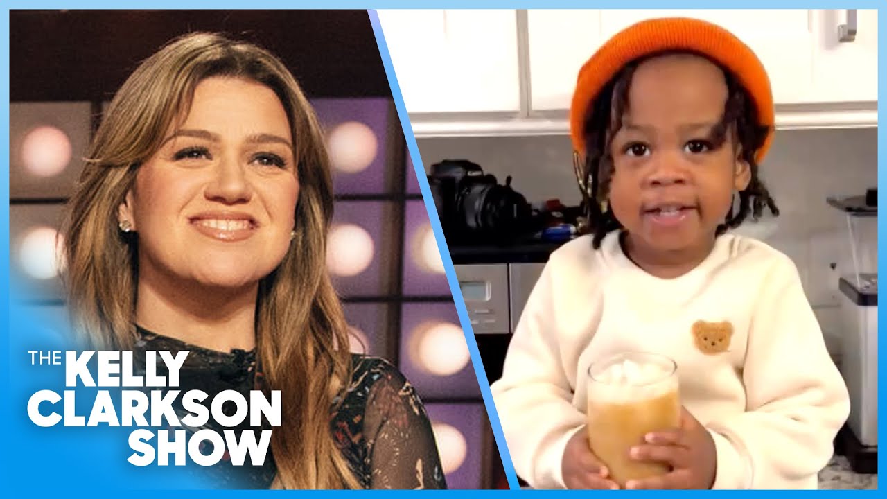 Kelly Clarkson Meets Adorable Viral Barista Baby! - YouTube