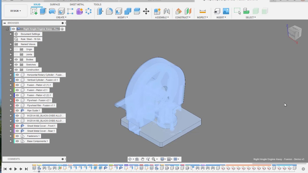 Organizing Your Fusion 360 Assembly By Dragging Components - YouTube