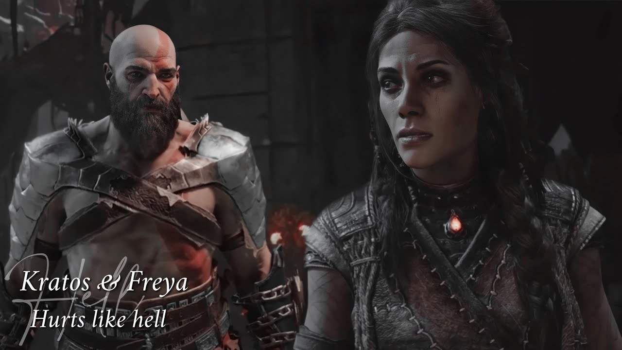 Kratos and Freya || Hurts Like Hell - YouTube