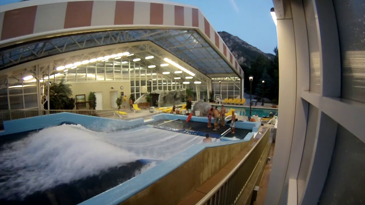 Private FlowRider Double in a backyard Pro Riders Time Lapse Indoor ...