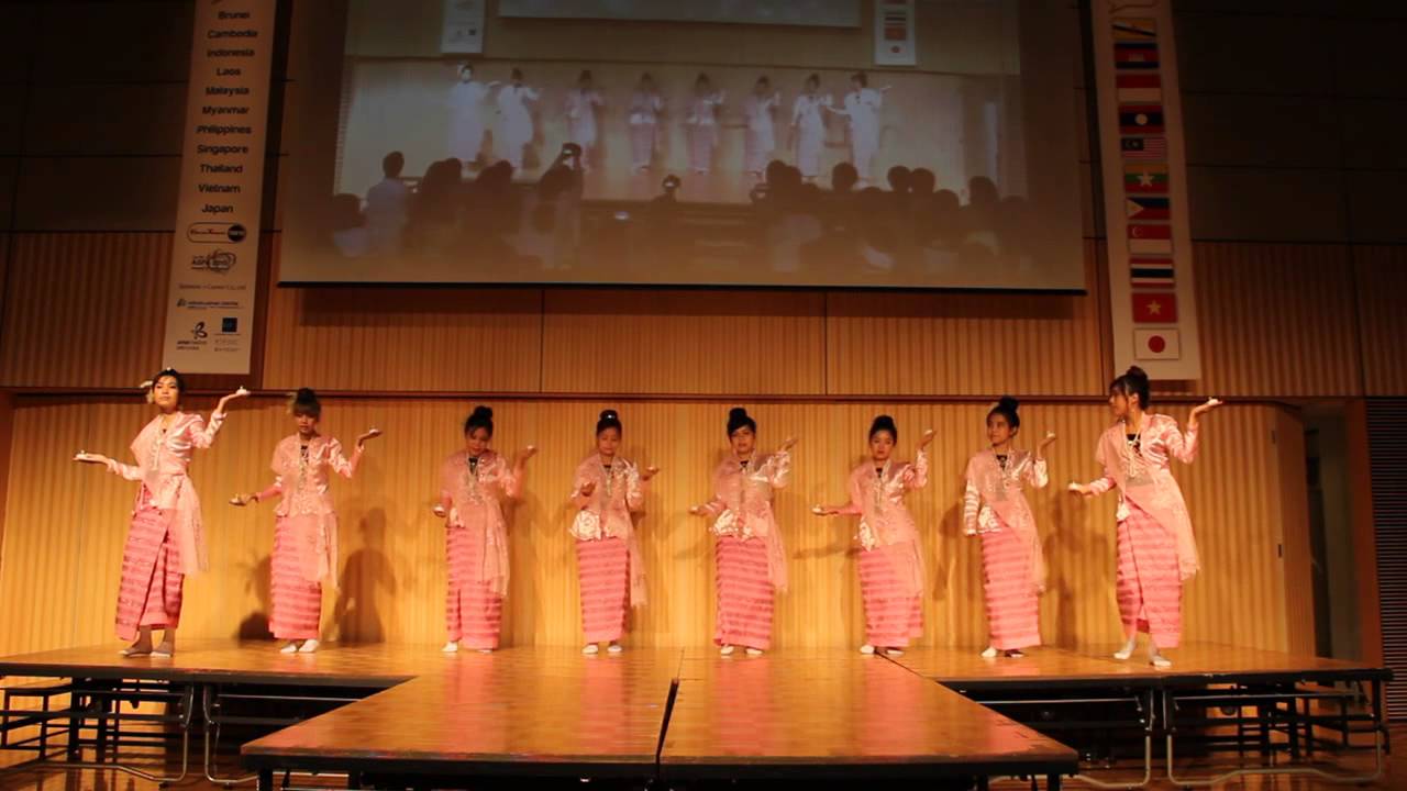 Myanmar Traditional Dance Part 01 [ASEAN Festival 2015/10/10 Tokyo ...