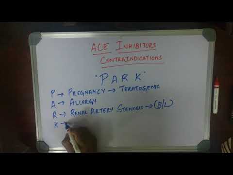 MEDICAL MNEMONIC POCKET- ACE INHIBITORS C/I - YouTube