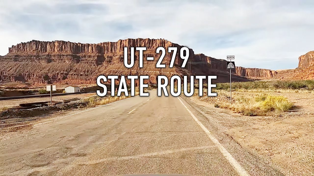 Utah State Route 279 Scenic Drive in 4K - YouTube