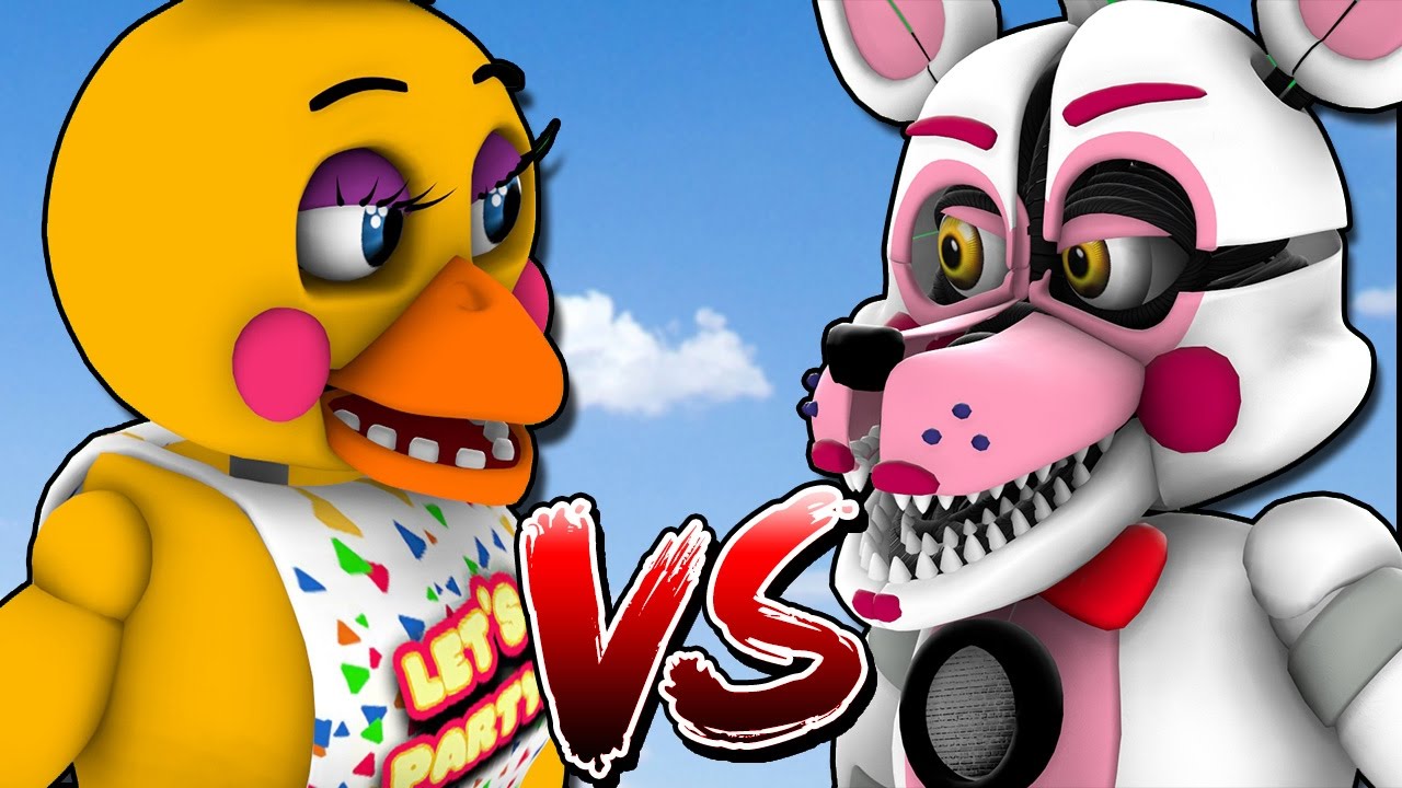 FUNTIME FOXY VS TOY CHICA MURDER WAR! WHO WINS?! - (Gmod FNAF Sandbox ...