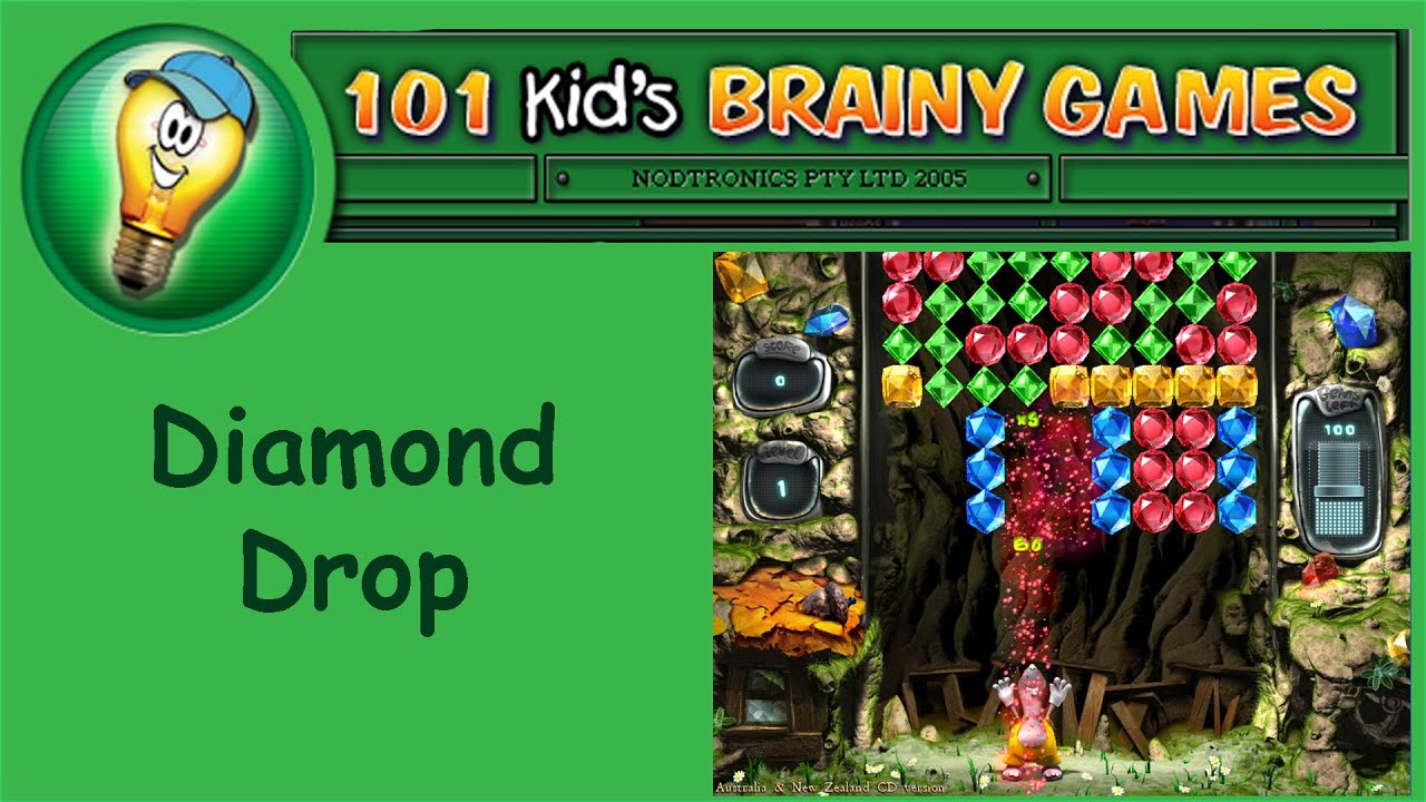 101 Kid's Brainy Games - Diamond Drop - YouTube