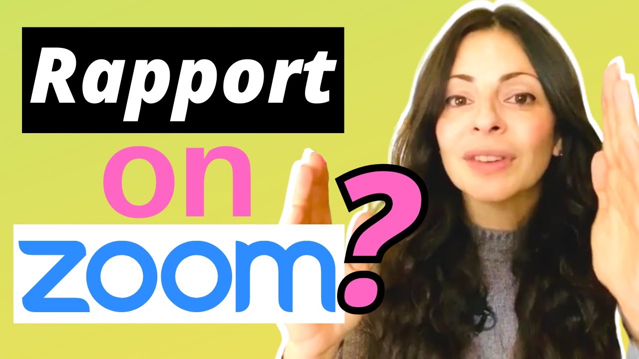 How to Build Rapport (Zoom Call or Over The Phone) - YouTube