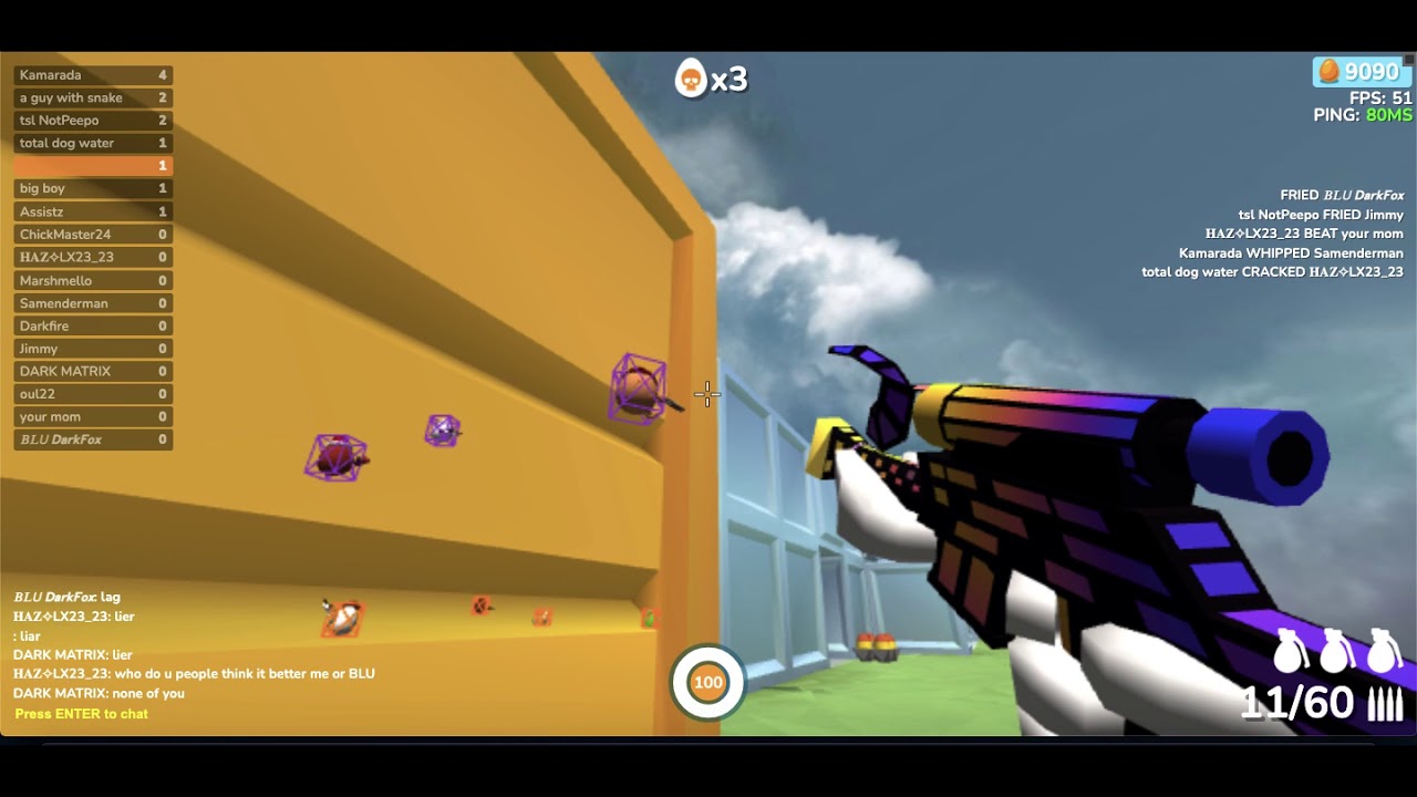 aim bot is back in shell shockers! - YouTube