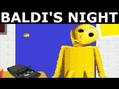 Five Nights at Baldi's - Custom Night 2: Baldi's Night (Easy Mode ...