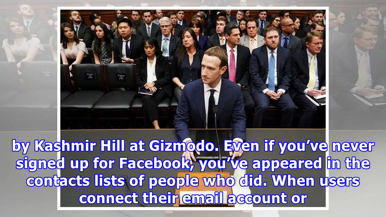 Shadow profiles are the biggest flaw in Facebook’s privacy defense ...