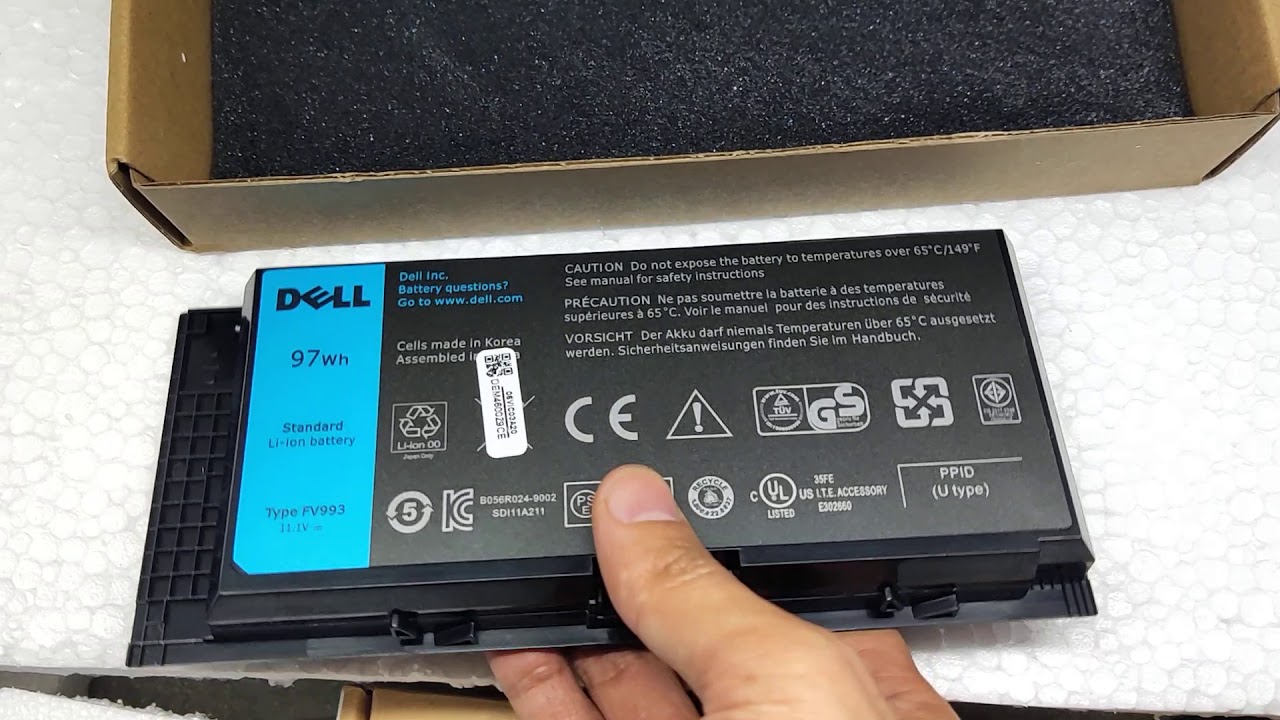 Pin laptop Dell Precision M4600, Pin Dell Precision M4600 M4700 M4800 ...
