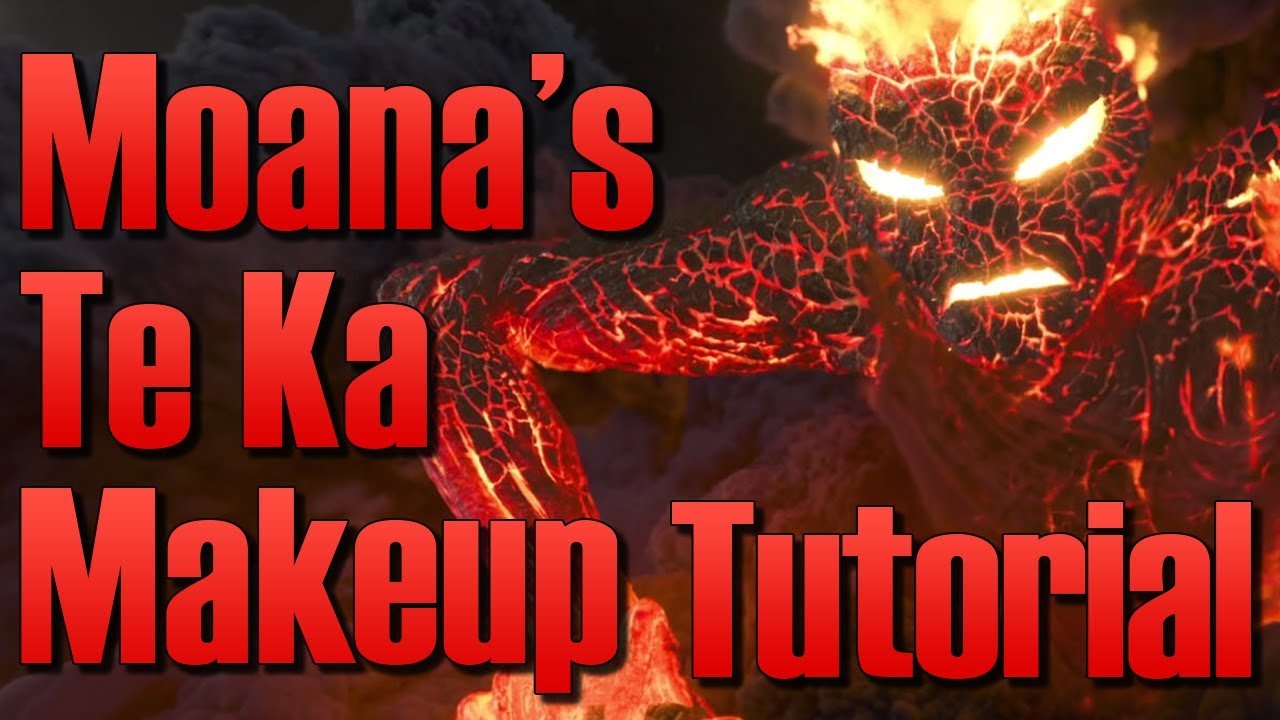 Moana's Te Ka Halloween Body Paint & Makeup Tutorial - 4/31 Days of ...