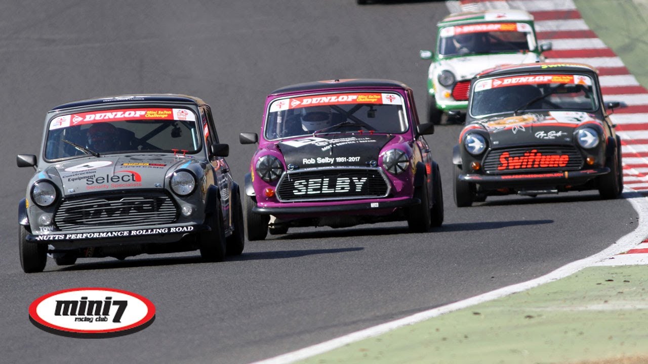Mini Se7en race 1, Brands Hatch Mini Festival 2017 - YouTube