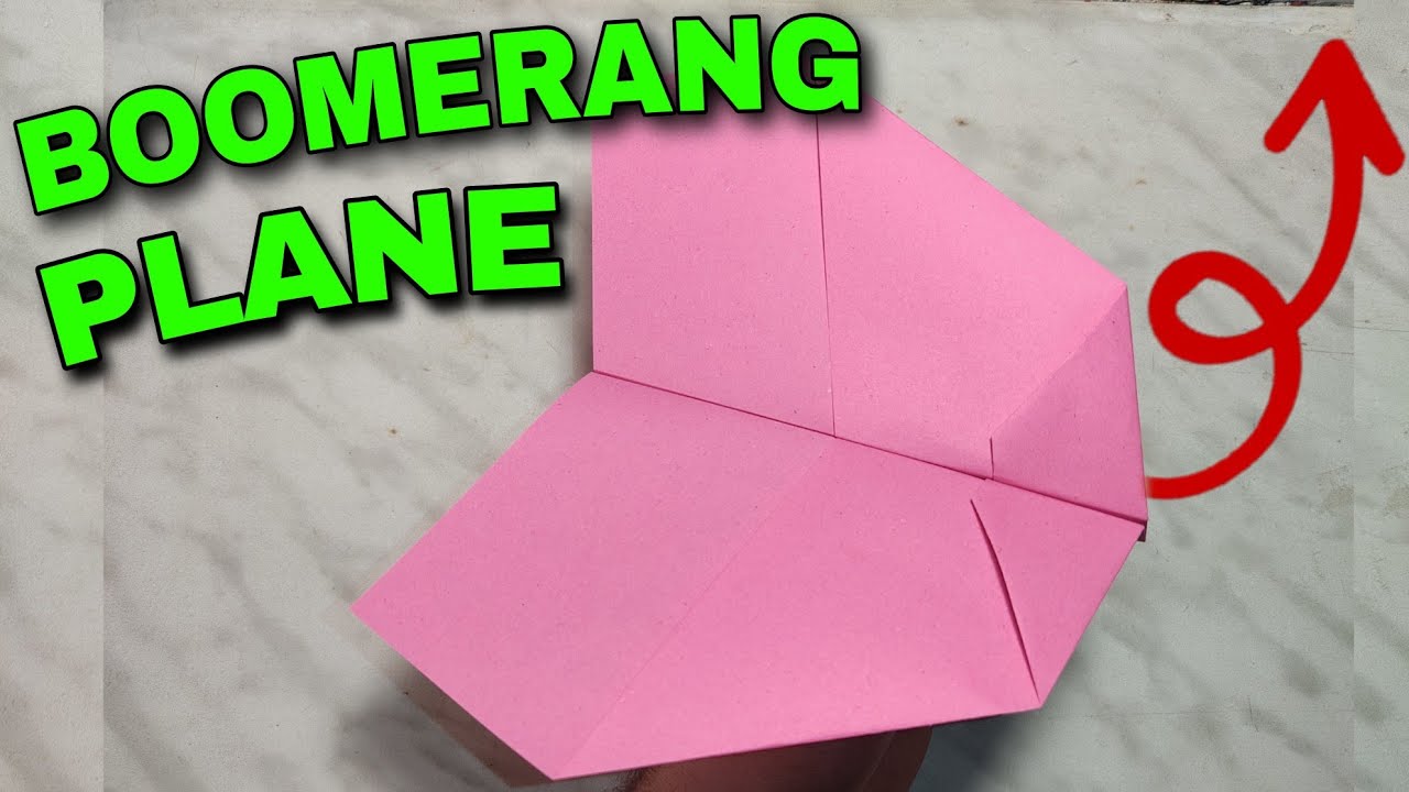 Origami Boomerang Step By Step