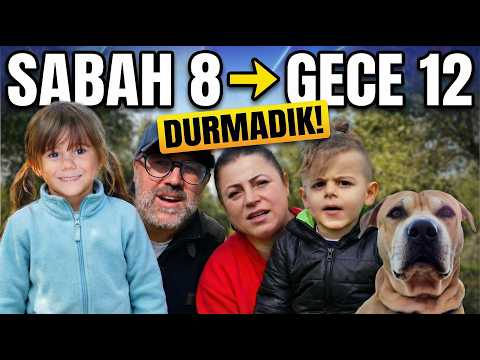 KÖYDE BİR GÜNÜMÜZ: Sabah 8'den Gece 12'ye Kadar Durmadık! Deli Vlog