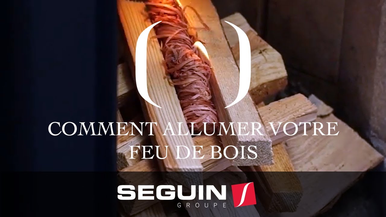 Comment allumer votre feu de bois ? (On vous explique tout) - YouTube