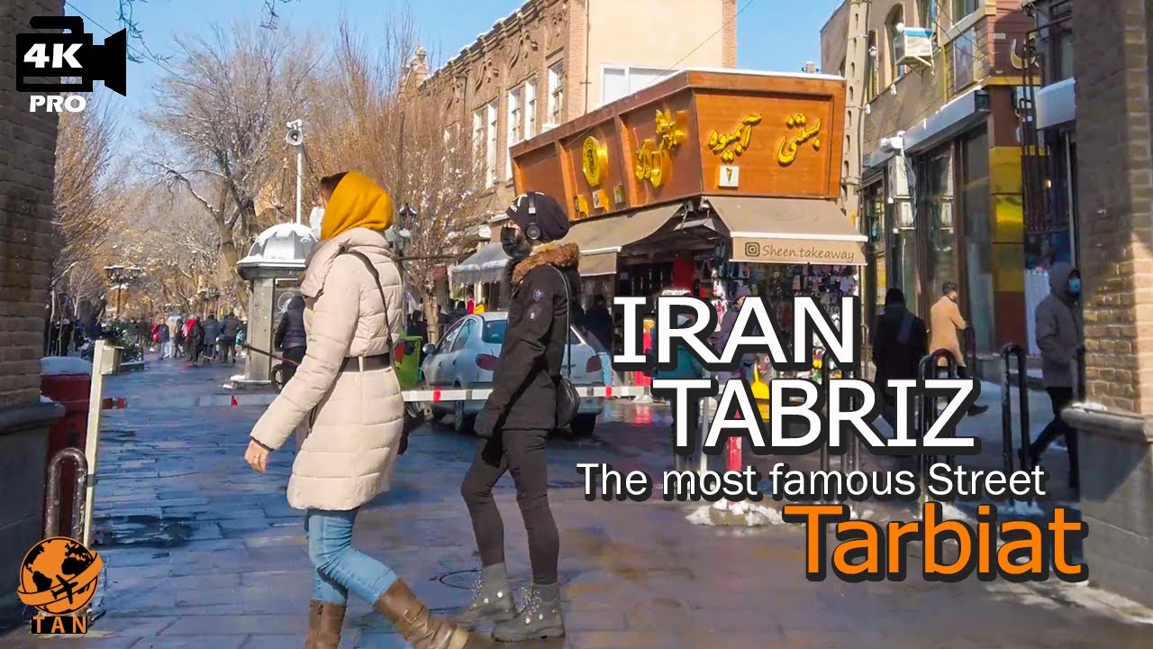 Tabriz Walking Tour on Tarbiat Street the most famous street of Tabriz ...