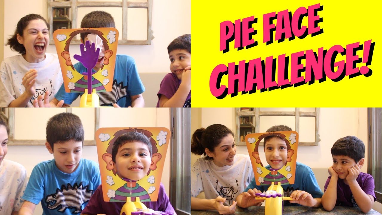 The Pie Face Challenge! - YouTube