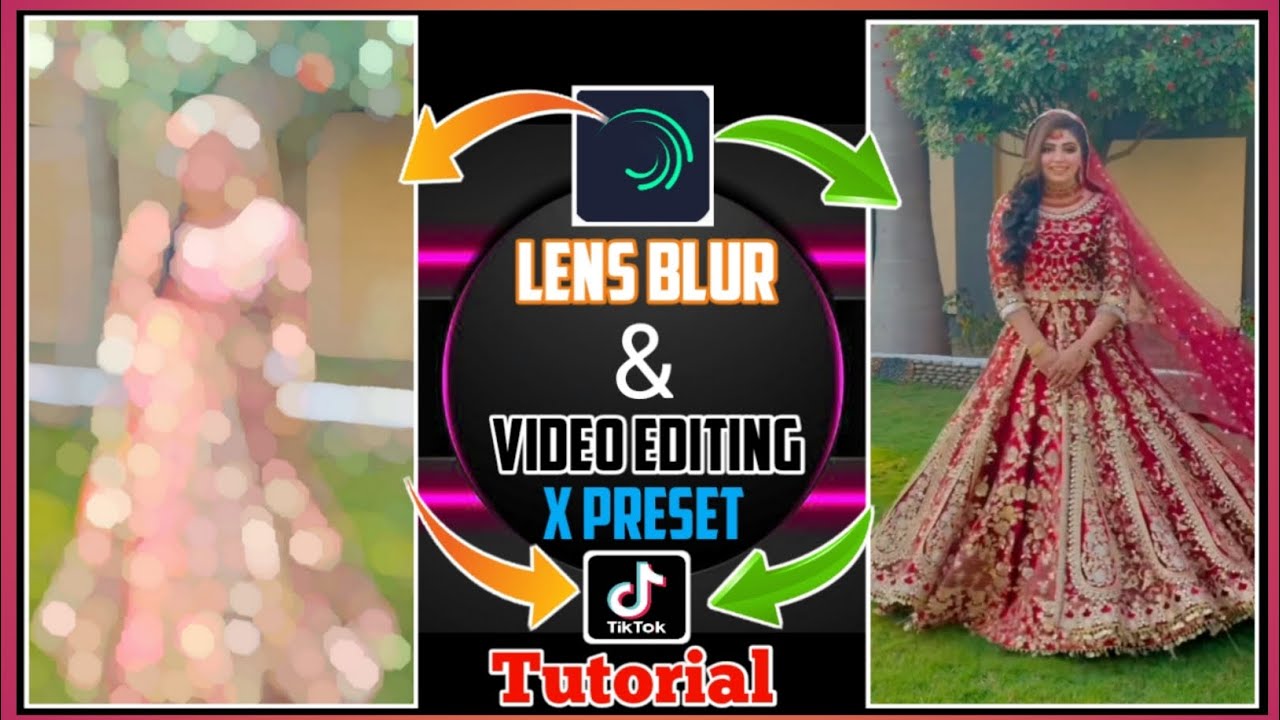 Alight Motion Lens Blur Transition Effect | Lens Blur Video Editing In ...