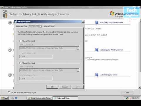 Concept of Initial Configuration Task in Windows Server 2008 - YouTube