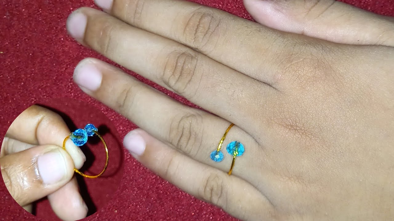 Easy FingerRing Tutorial|Simple Ring making video|Ring Tutorial ...