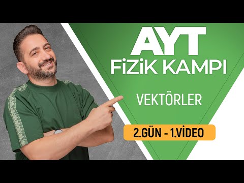 Vektörler Konu Anlatımı - 3 | 2.Gün 1.Video | 2026 | 90 Günde AYT Fizik Kampı
