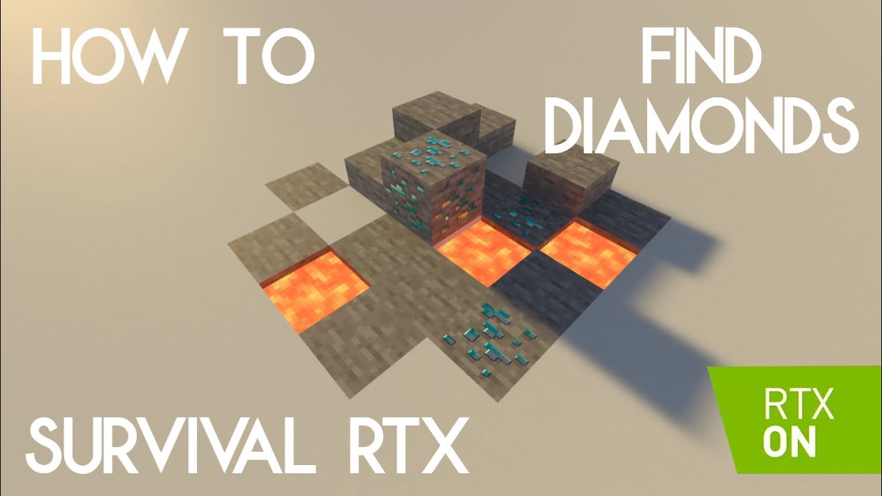 Finding Diamonds!!!!! | Minecraft Survival in RTX Ep 3 - YouTube