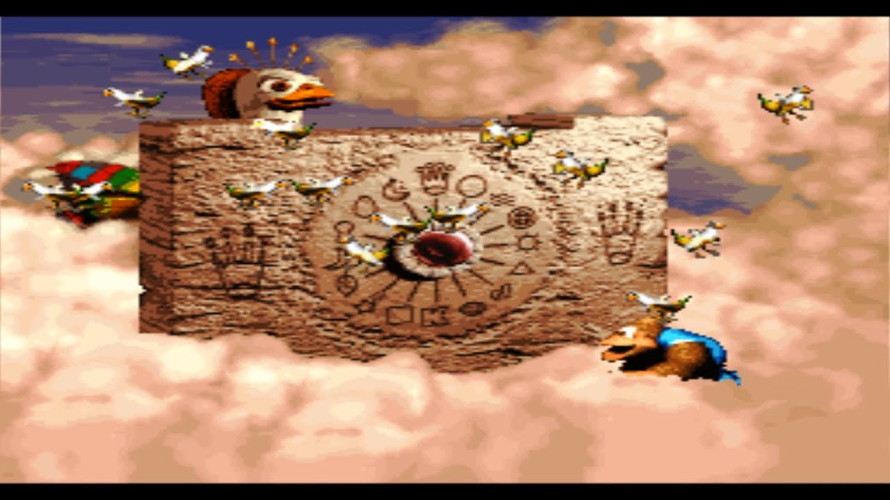 Donkey Kong Country 3 Emulated (SNES) Part 10 - Gyrocopter, Last Banana ...