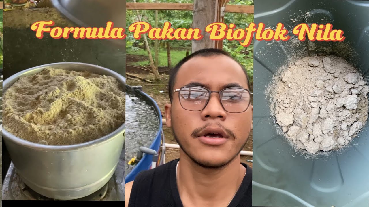 CARA MUDAH DAN MURAH MEMBUAT FORMULA PAKAN UNTUK BIOFLOK NILA - YouTube