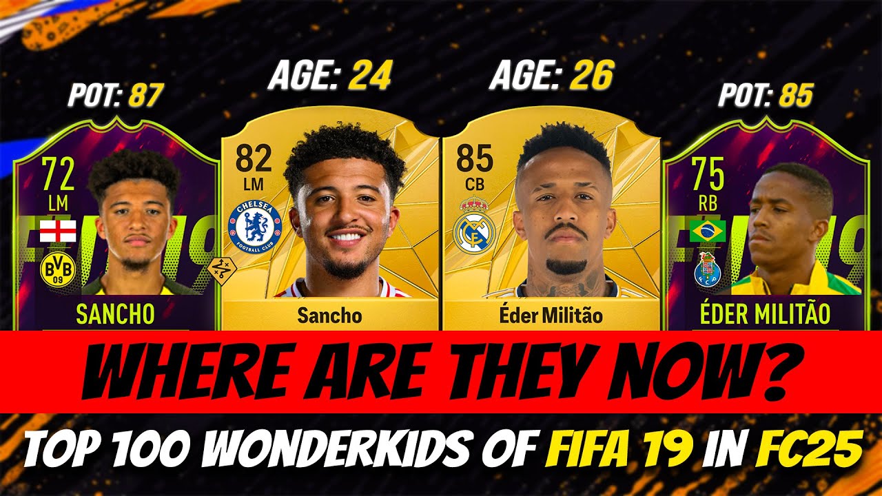 FC 25: Where Are They Now? Top 100 Wonderkids Of FIFA 19 in FC25 (EA FC ...