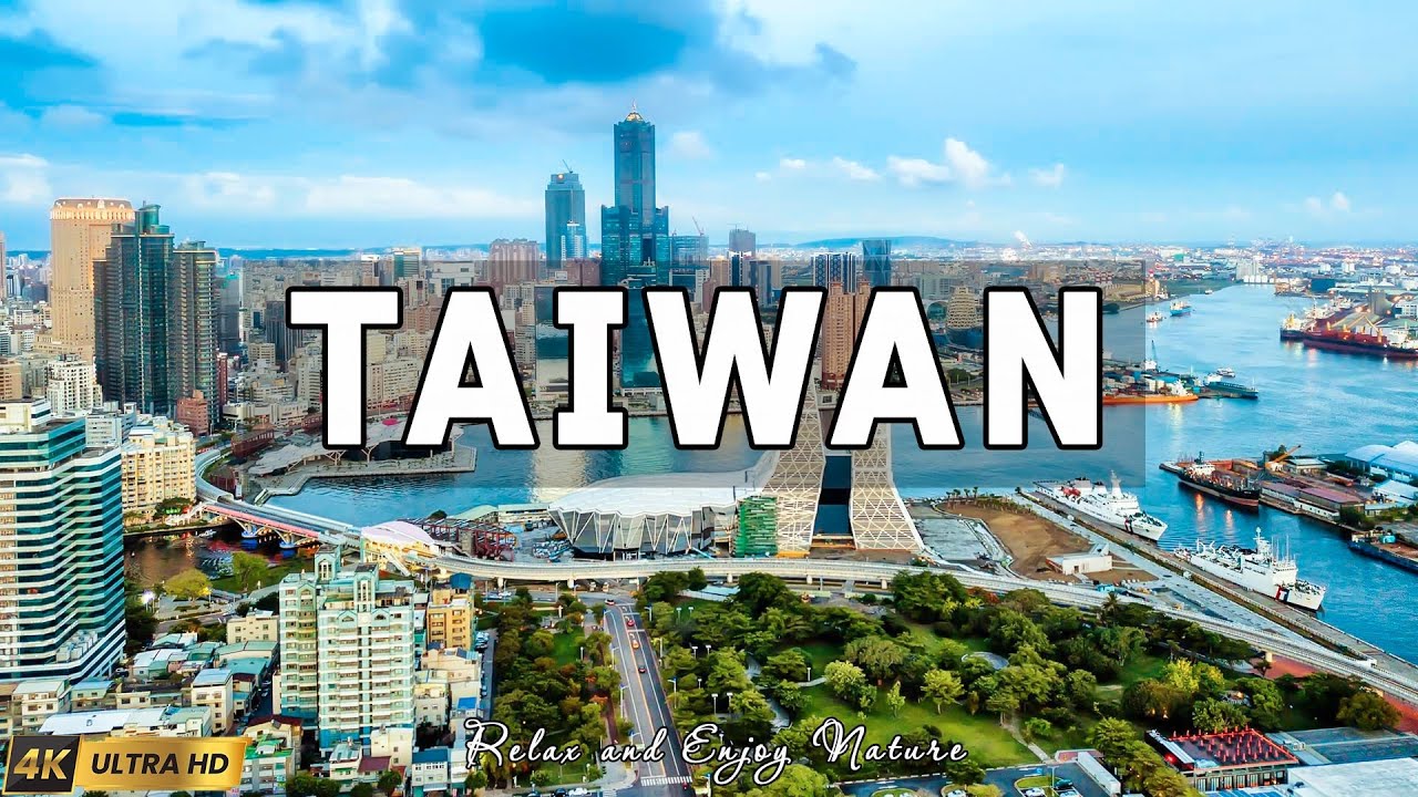 VOLANDO SOBRE TAIWAN 4K | Increíble paisaje natural hermoso con música ...