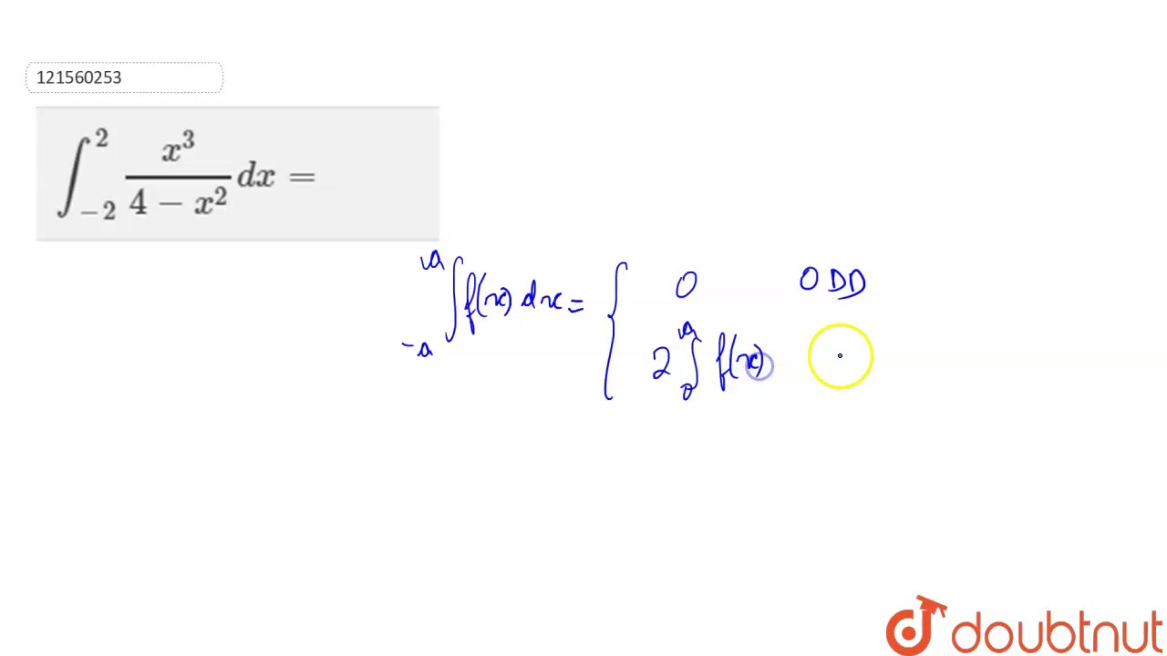  int 2 2 x 3 4 x 2 dx YouTube