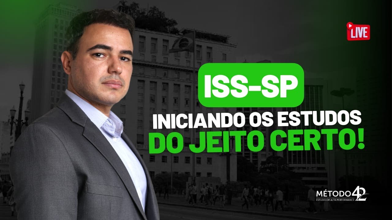 ISS SP (AUDITOR FISCAL)| MONITORIA GRATUITA | INICIANDO OS ESTUDOS DO ...