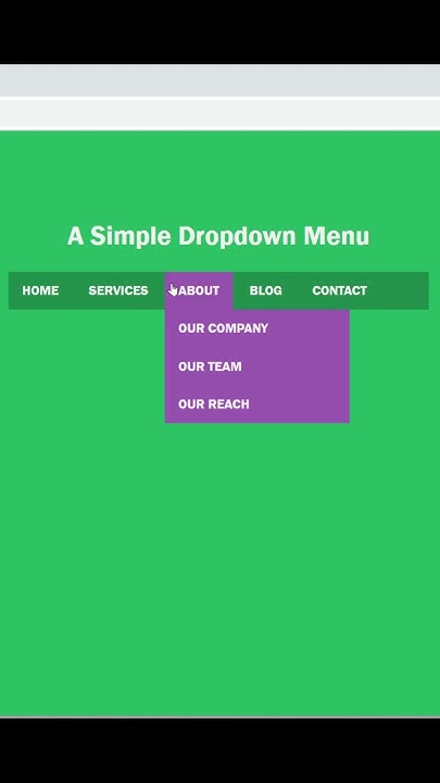 Simple Dropdown Menu Using Only Html And Css Html Css Dropdown Menu Dropdownmenu Shorts