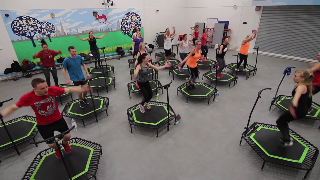 JumpX - Jumping Fitness Cardio Class - Promo 01 - Aga in Wembley - YouTube