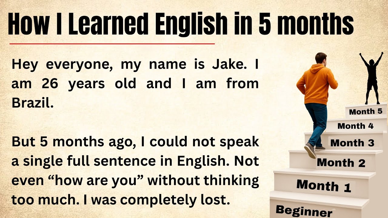 How I Learned English in 5 months || Improve Your English || Graded ...