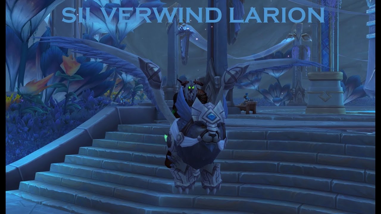 World of Warcraft: Silverwind Larion Flying Mount (4K) - YouTube