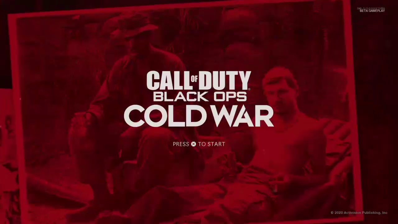 Call of duty cold war title screen cause why not - YouTube