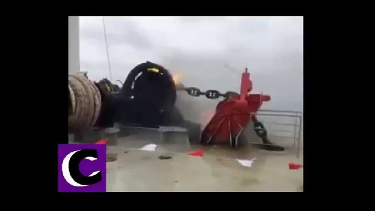 How Not To Drop An Anchor | Boat Fail | Boat Sets On Fire - YouTube