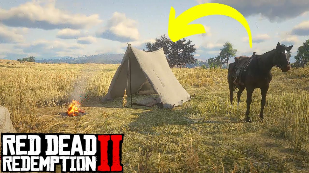 COMO MONTAR UM ACAMPAMENTO NO RED DEAD REDEMPTION 2!! - YouTube
