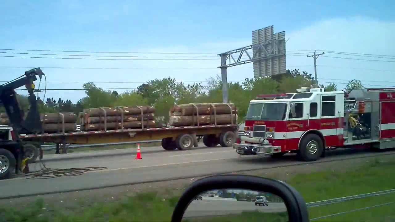 Wal-Mart truck flips on I-39 less than a mile from the Rib Maintain ...