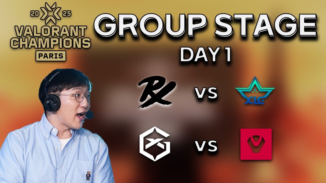PRX vs XLG | GX vs SEN - VALORANT Champions Paris 2025 - Group Stage ...