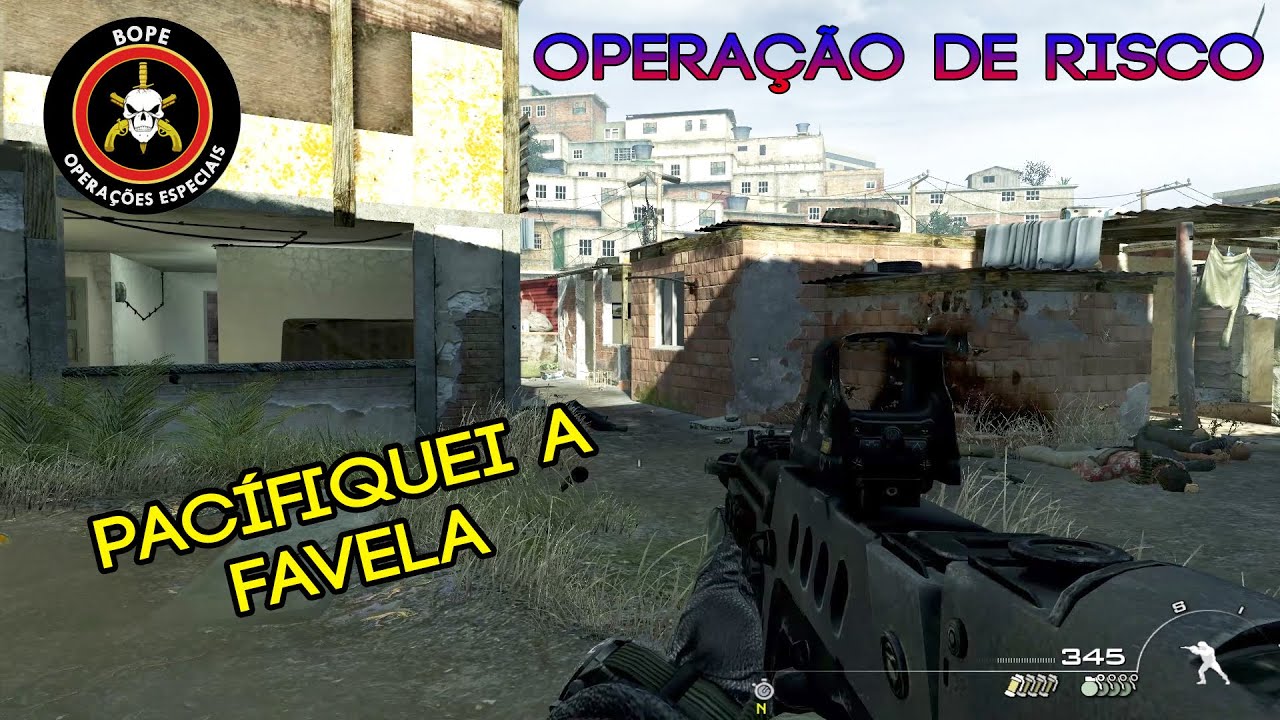 Pacificando a FAVELA do RIO DE JANEIRO - Call of Duty Modern Warfare 2 ...