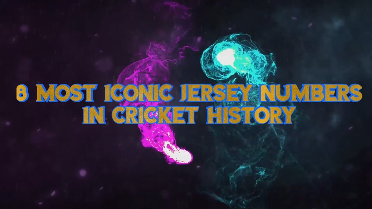 8 Most iconic Jersey numbers in Cricket history | Brave Sports - YouTube