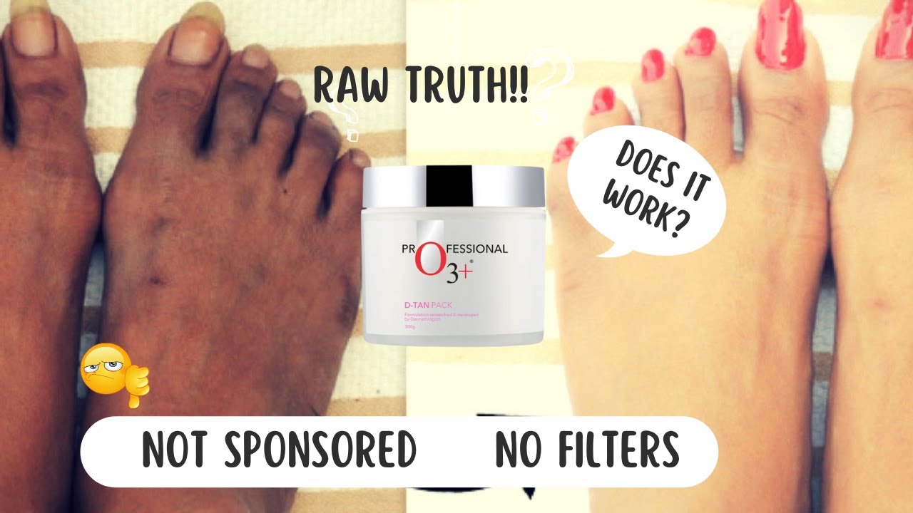 O3+ DETAN PACK HONEST REVIEW!! REAL BEFORE AND AFTER RESULTS-1HOUR ...