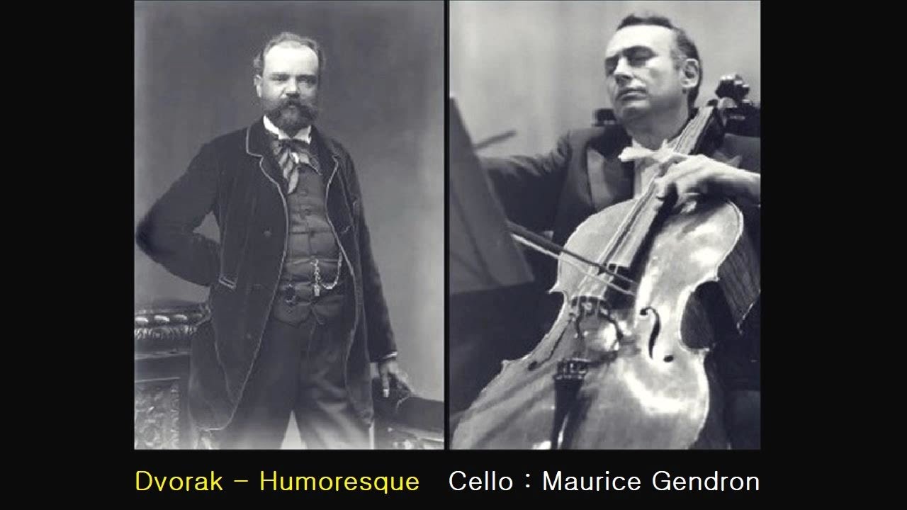 [클래식] 드보르작 - 유모레스크 (Cello - Maurice Gendron) - YouTube