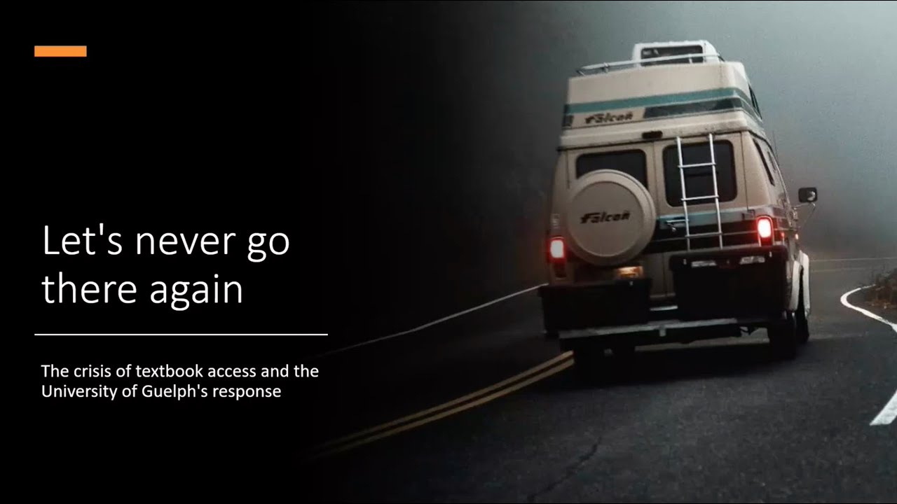 Let's never go there again: The crisis of textbook access and the ...